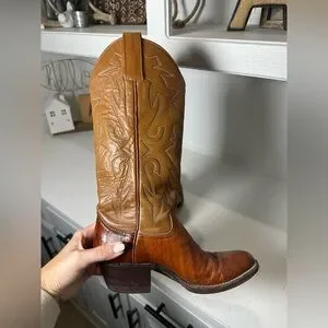 Renegade | Shoes | Vintage Renegade Cowboy Boots Youth Girls Size 4 Eel ...